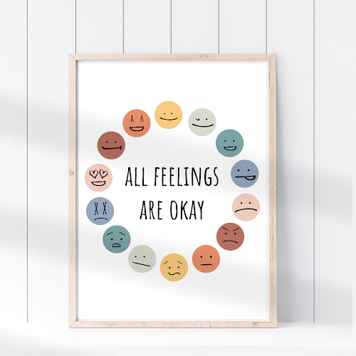 EmotionsOmega - Therapy Office Decor Posters
